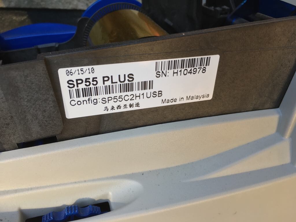 Datacard SP55 Plus ID Card Thermal Printer for sale online | eBay