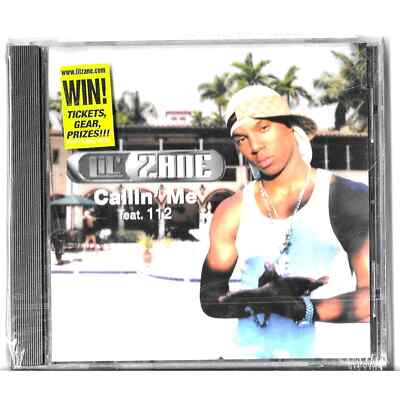 RARE Lil' Zane Callin' Me Featuring 112 CD Radio Edited Edition SEALED ...