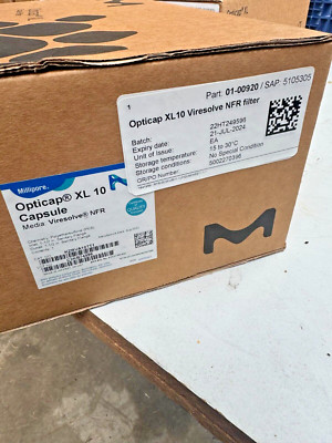 Millipore Opticap XL 10 Capsule Viresolve NFR Filter Cat No. KZRVA10TT1 ...
