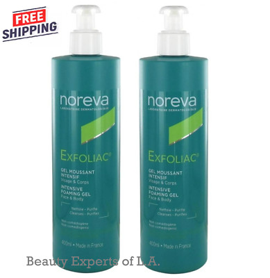 2 PACK Noreva Exfoliac Intensive Foaming Gel 400ml Exp 10/25 | eBay