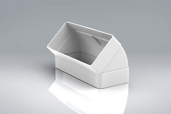 Flat Rectangular Ducting 220x90 Extractor Ventilation Heat Recovery Fan ...