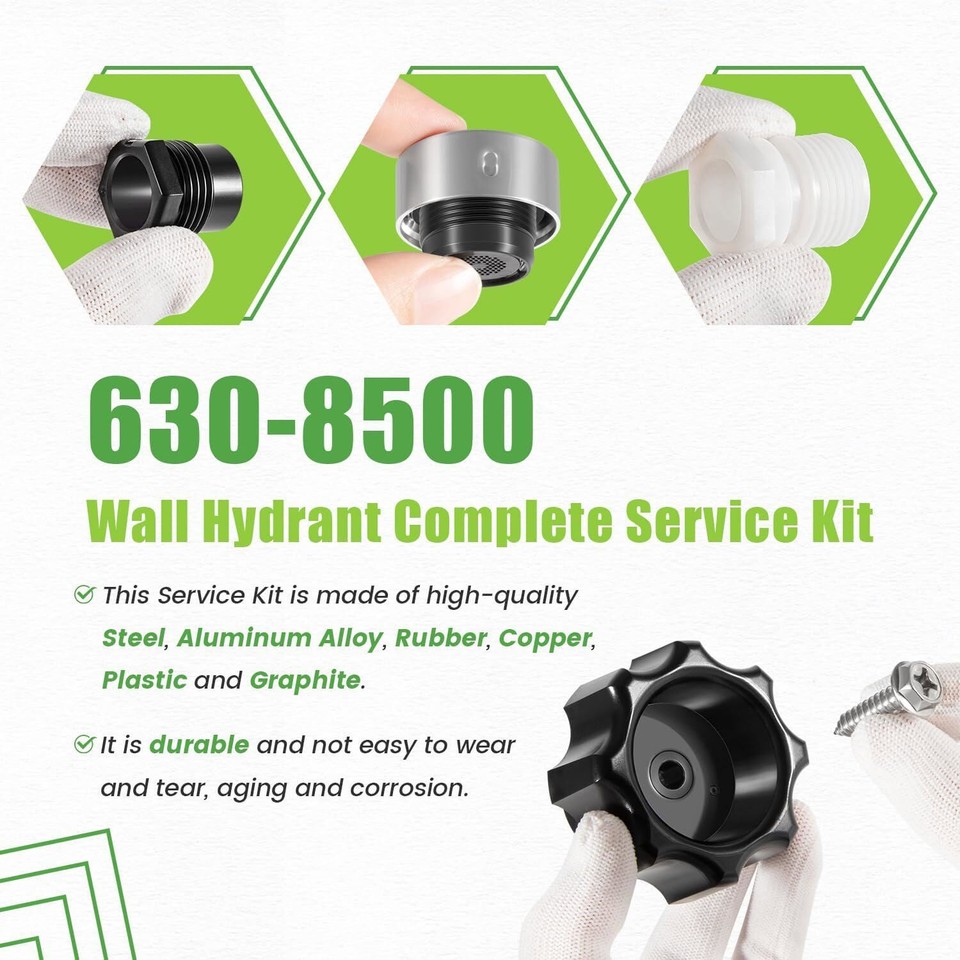 630-8500 Wall Hydrant Complete Service Kit For Prier Outdoor Faucet ...