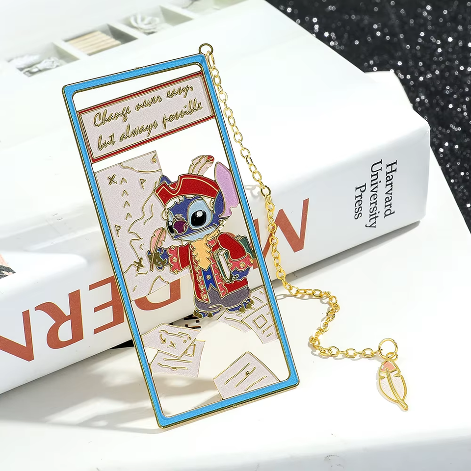 Cartoon Disney Creative Stitch Metal Bookmark for Book Lovers Women Men ...