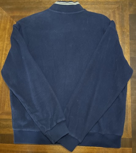 Polo Ralph Lauren Golf Womens Jacket L Navy Blue Preppy Made in USA ...