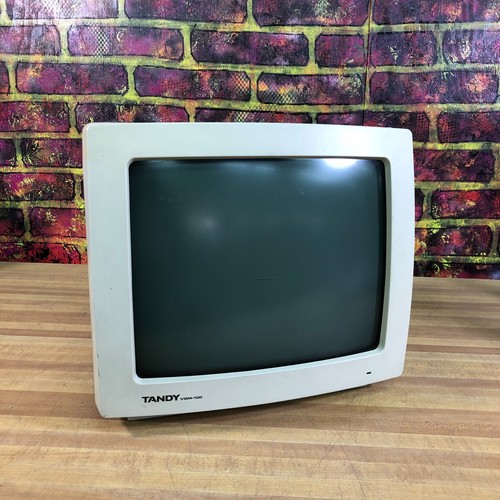 Tandy Radio Shack VGM-100 14" Monochrome CRT Computer Monitor for Retro ...
