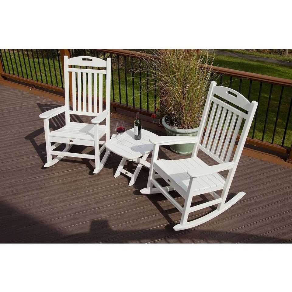 Trex Outdoor Furniture Rocking Chair 42.5"x26.25"x33.75" Plastic+Water ...
