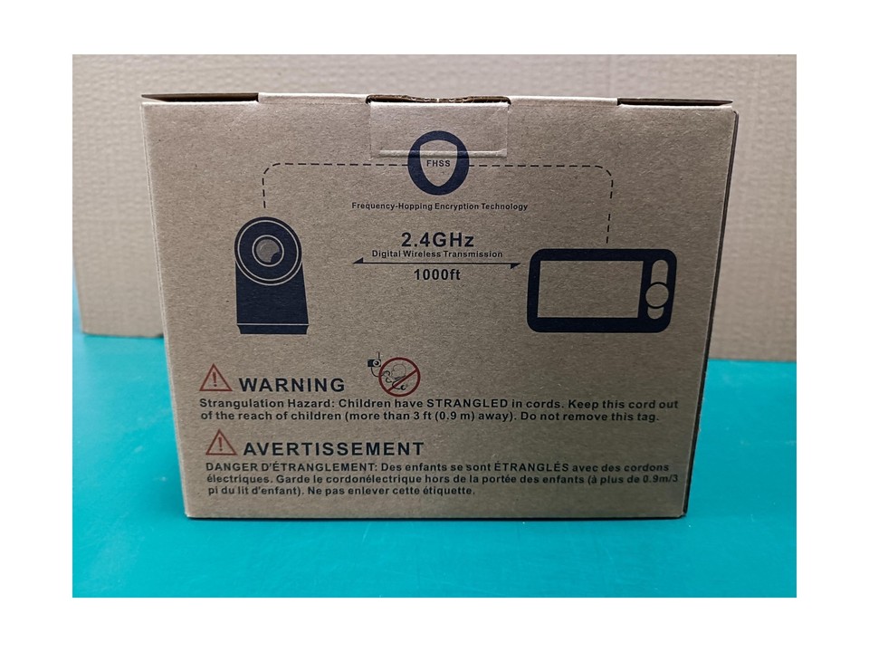 Blemil Baby Monitor with 30-Hour Battery, 5" Large Split-Screen Vid ...