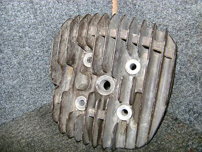 HONDA OEM CYLINDER HEAD DUEL PLUG MT125 MT 125 ELSINORE 1975-1976 361 ...