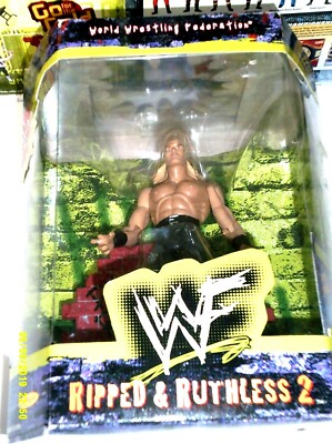 1998 WWF Jakks Pacific Ripped and Ruthless 2 Figure HHH Triple H WWE ...