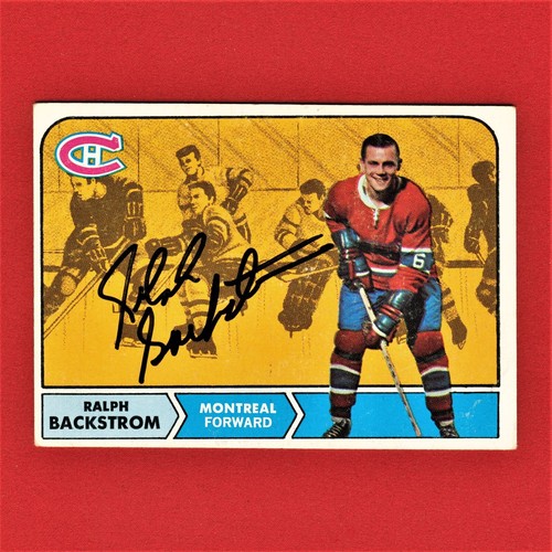 Autographed Ralph Backstrom 1968 Topps Card 60 A3 | eBay