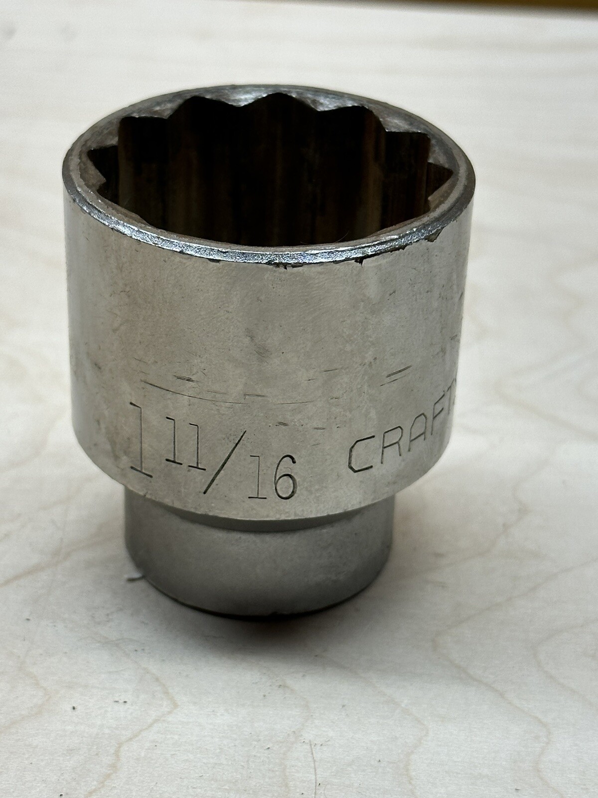 3/4" Drive G Series Craftsman 1 11/16" Socket 12 Point 47784 USA for ...