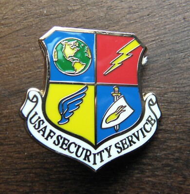 AIR FORCE SECURITY SERVICE SHIELD USAF LAPEL PIN BADGE 1.2 INCHES | eBay