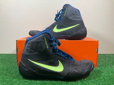 Sz 12 Men - Nike Tawa Wrestling Boxing Combat Black Green Shoes NEW ...