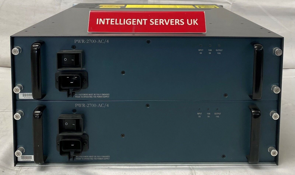 Cisco Catalyst 6504 2x VS-S2T-10G 2x WS-X6848-TX-2T Switch ...