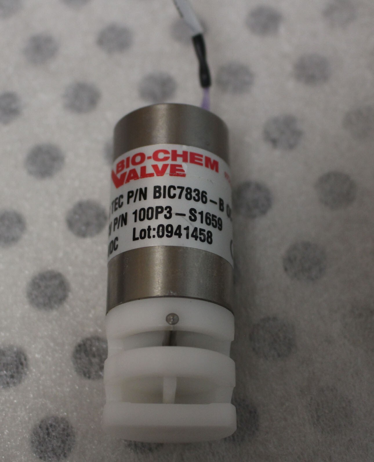 Bio-Chem BCV 100P3-S1659 Valve 24VDC, BC Tec BIC7836-BOC-2 | eBay