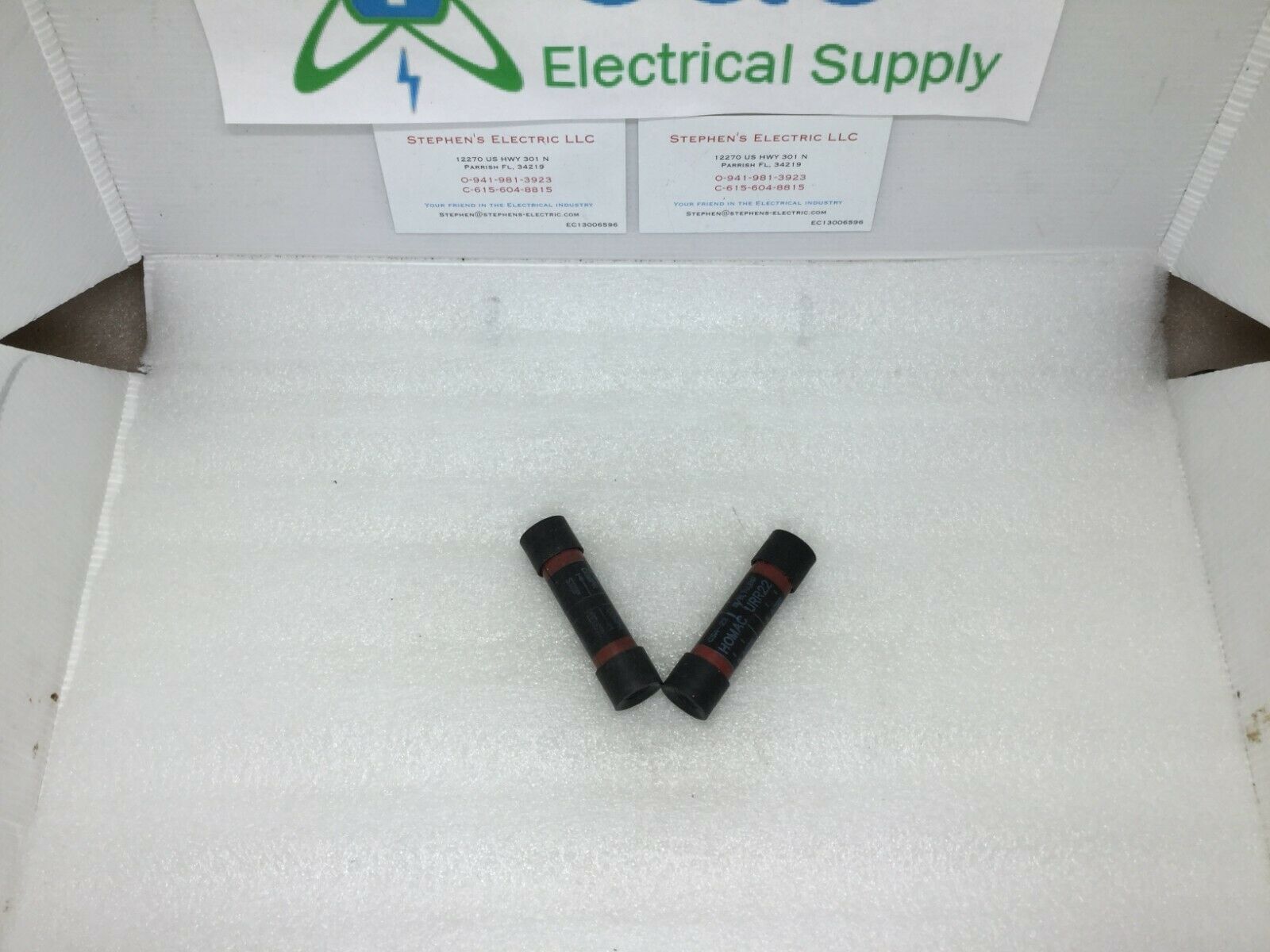 (2) T&B Homac Al Serventr Comp Splice Urr22 Brown, 1-2 Str, Csa-22 5/8 ...