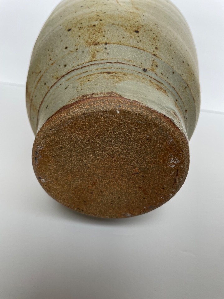 Warren Mackenzie Monumental Dimpled Vase Studio Pottery 14" Tall Gray ...