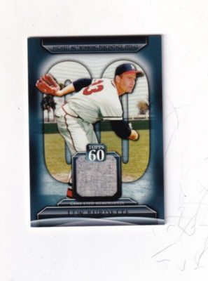 2011 LEW BURDETTE TOPPS 60 GU JERSEY RELIC MILWAUKEE BRAVES | eBay