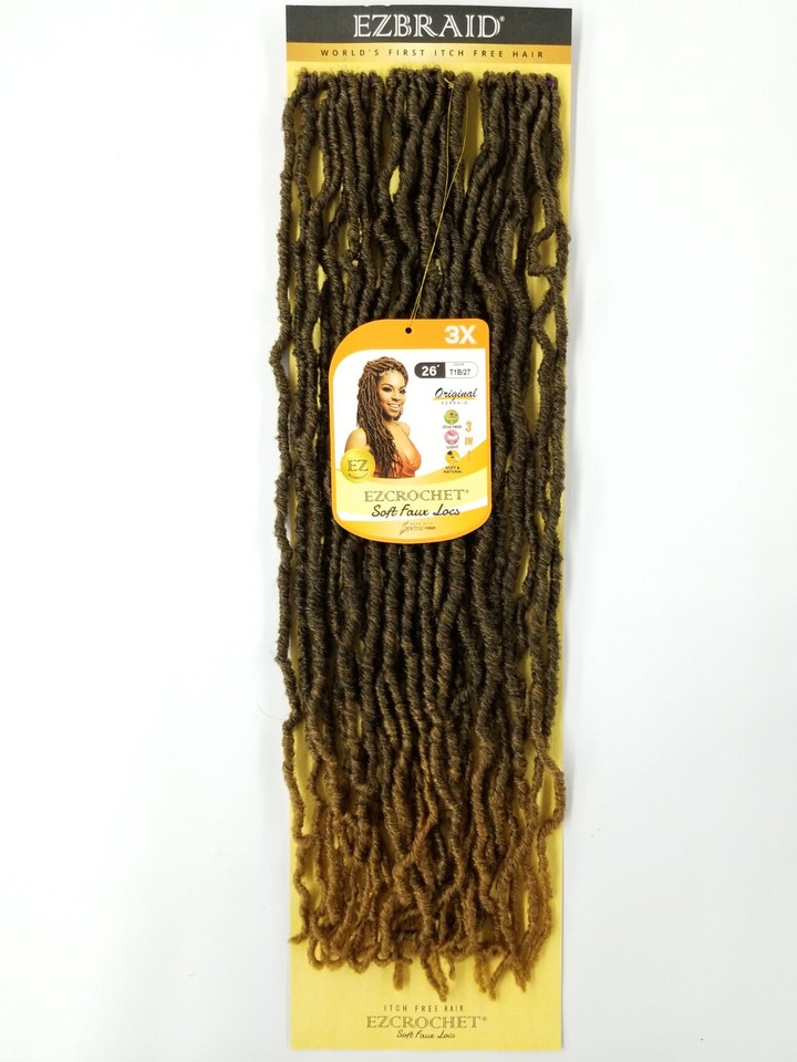 I&I Hair Innocence EZCROCHET 3X Faux Locs Crochet Braiding Hair Spectra ...