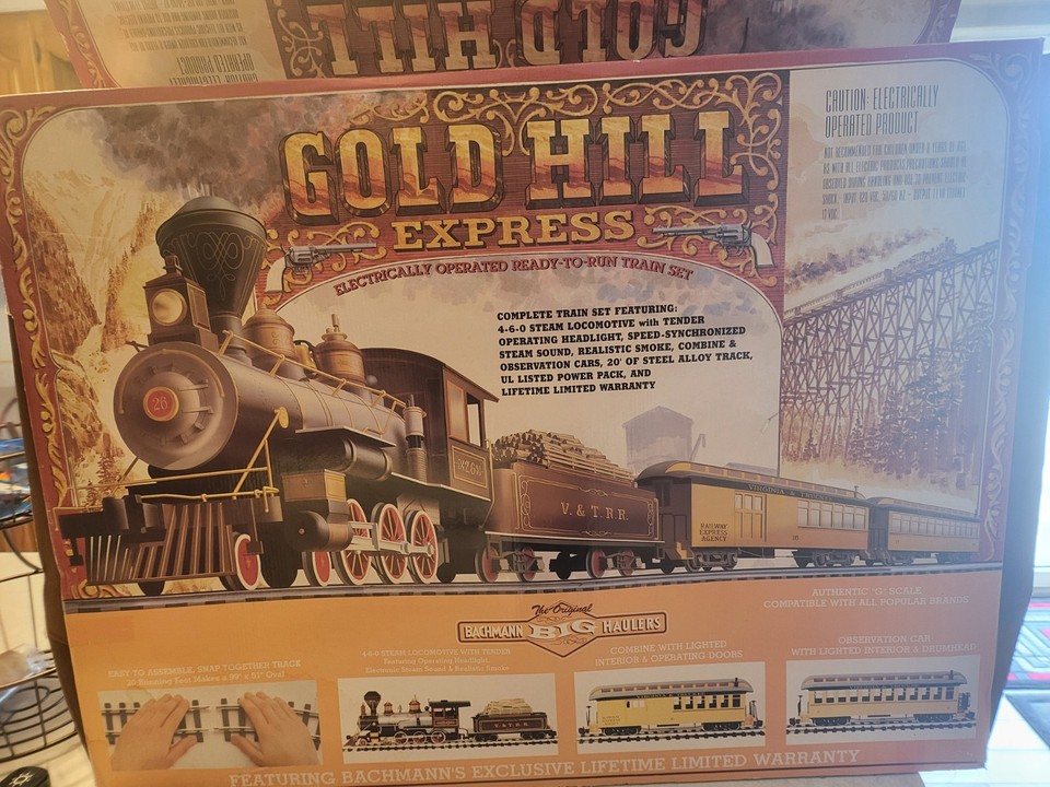 Bachmann Big Haulers G Scale Gold Hill Express Bachmann Trains "No ...