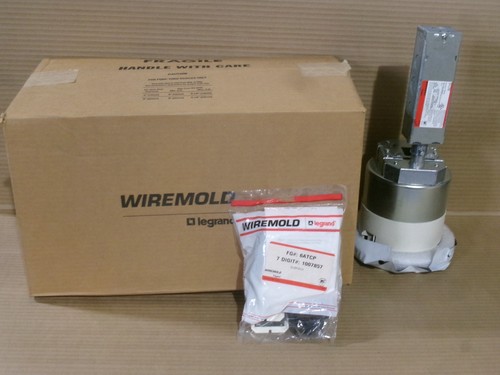 New Wiremold 6ATCPBK Poke Through Device Assembly 6" Surface-Black AK ...