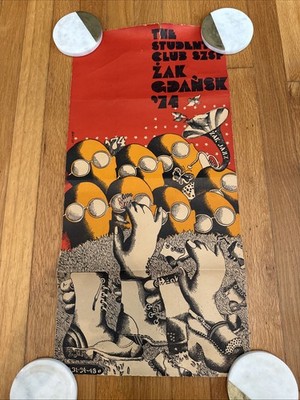 Zak Gdansk 1974 JAZZ CLUB VINTAGE 70'S ORIGINAL POSTER BY KNUTH Rare | eBay