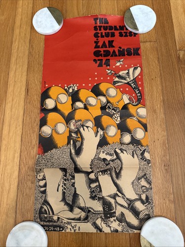 Zak Gdansk 1974 JAZZ CLUB VINTAGE 70'S ORIGINAL POSTER BY KNUTH Rare | eBay