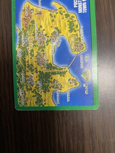 Carddas Map Green Promo Rare Pokemon Card Game | eBay