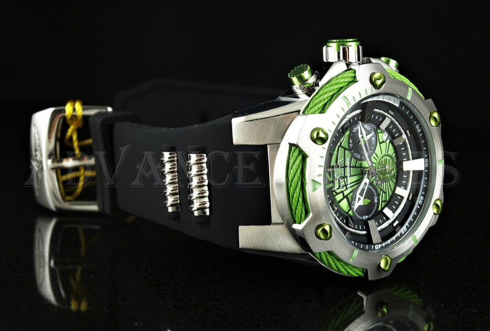 Invicta 52mm MARVEL HULK Limited Edition Chronograph Green & Black ...