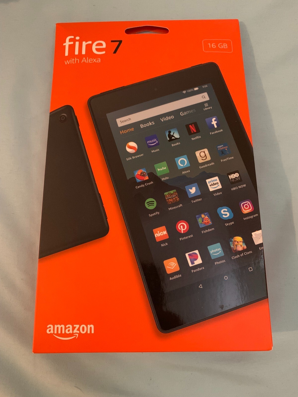 Amazon Fire 7 (9th Generation) 16GB, Wi-Fi, 7in - Black (Without ...