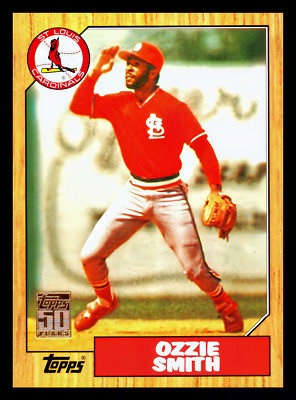 2001 Topps Through the Years Reprints #37 Ozzie Smith 1987 Topps | eBay
