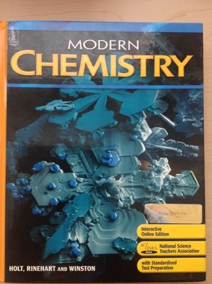 Modern Chemistry: Holt Modern Chemistry by Holt Rinehart Winston (2009 ...