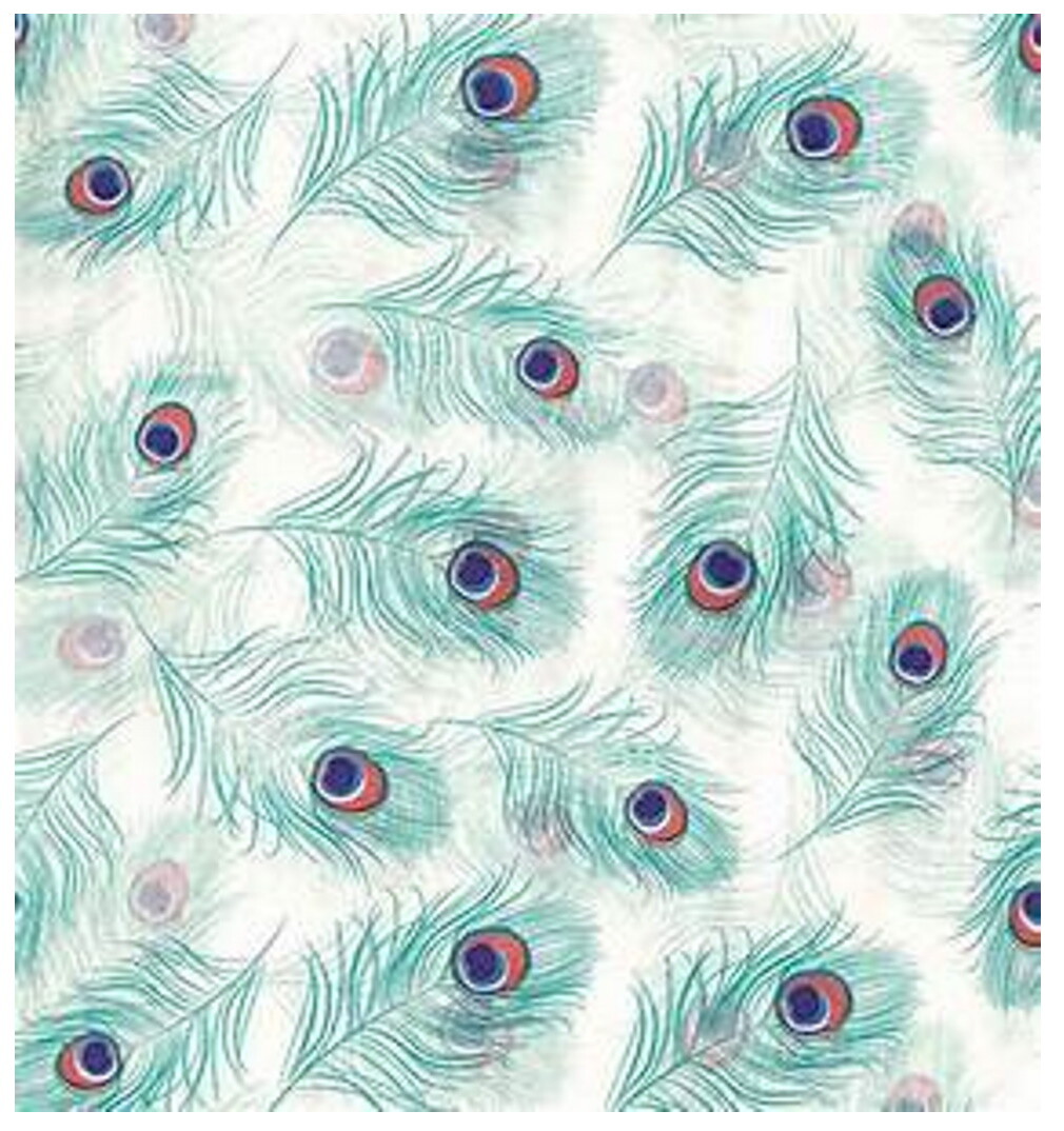 Peacock Feathers Tissue Paper Gift Bag Box SatinWrap Wrap Lining Sheets ...