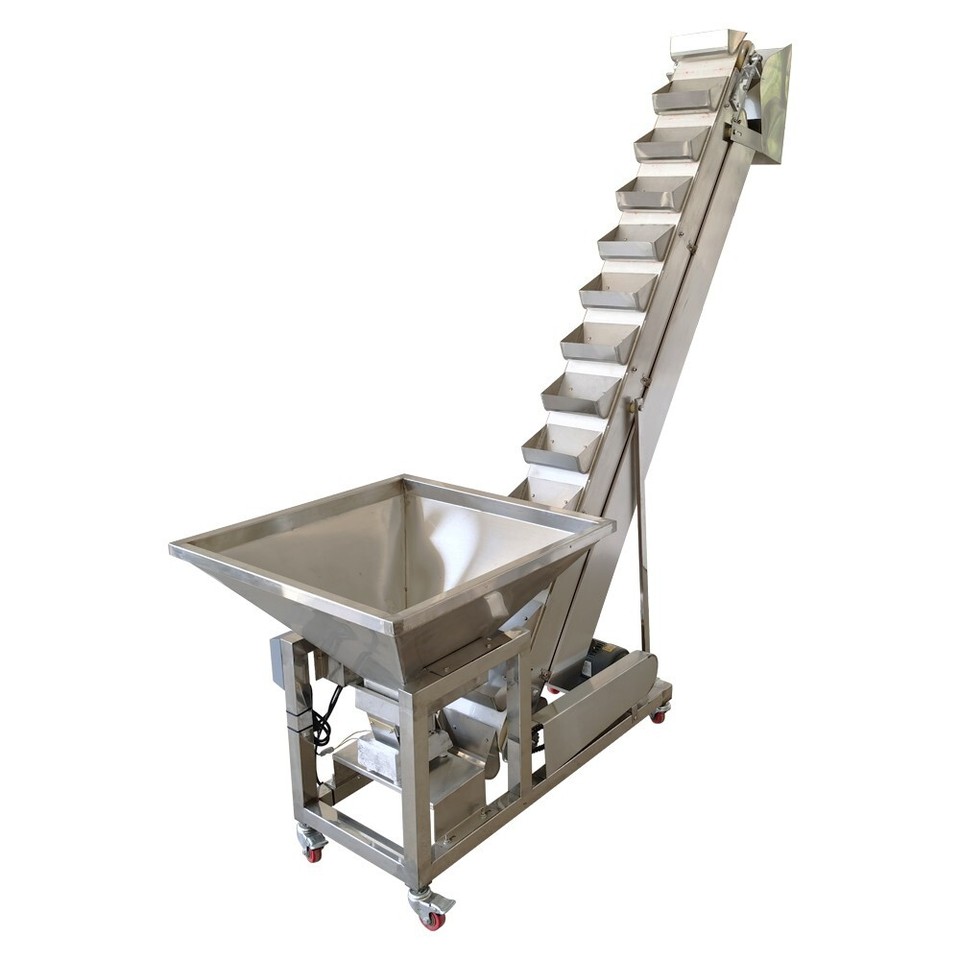 Electric Feeder Rice Nut Granule Food Bucket Elevator Machine 220V 150L ...