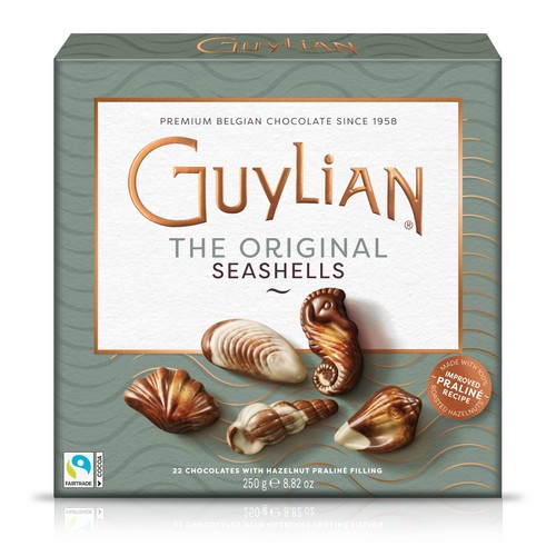 Guylian 22-Piece Belgian Chocolate Sea Shells Original Praliné ...