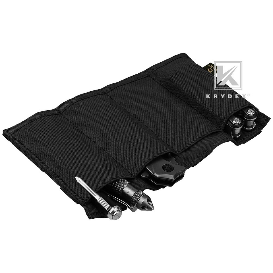 KRYDEX Quad Open Top Elastic Mag Pouch Tactical Magazine Holster MOLLE ...