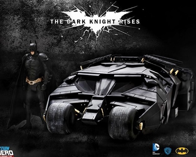 1/9 Tumbler & Batman The Dark Knight Batmobile model kit DRAGON NEW ...