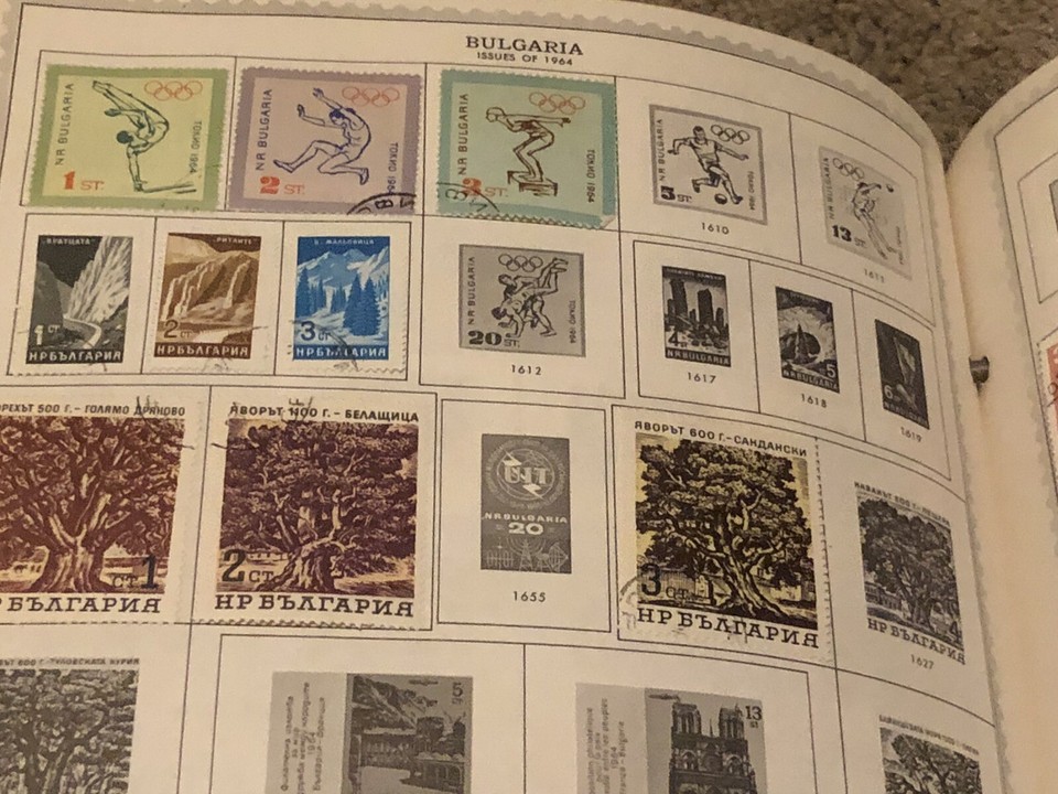 World Stamp Collection HUGE Lot Of 8 Minkus Supreme Global Albums 5500 ...