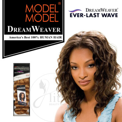Model Model DreamWeaver Ripple Deep 100% Human Hair 10",12",16" | eBay