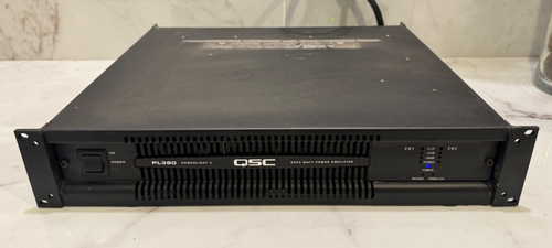 QSC PL 380 Amplifier Professional Excellent Working Condition Free ...