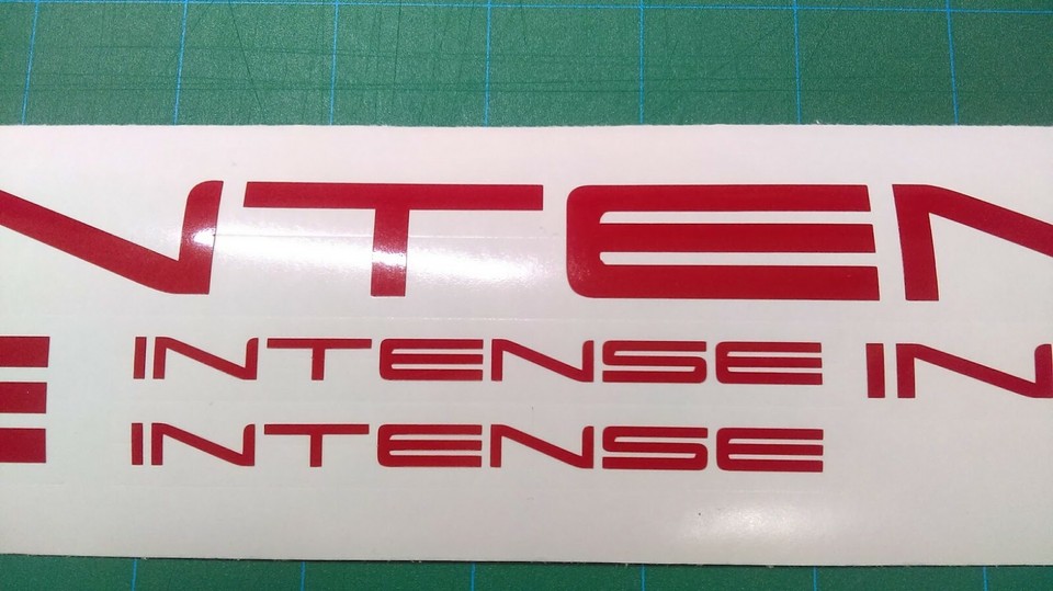 Custom Intense bikes Frame Decal Set. Pick Your Color. USA Seller! | eBay