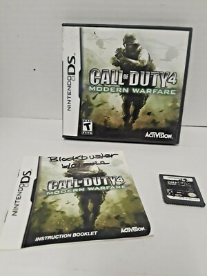 Nintendo DS Call of Duty 4 Modern Warfare Game-Complete 47875831254| eBay