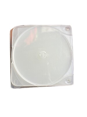 15 Count Empty Clear CD/DVD Jewel Cases Standard Size | eBay