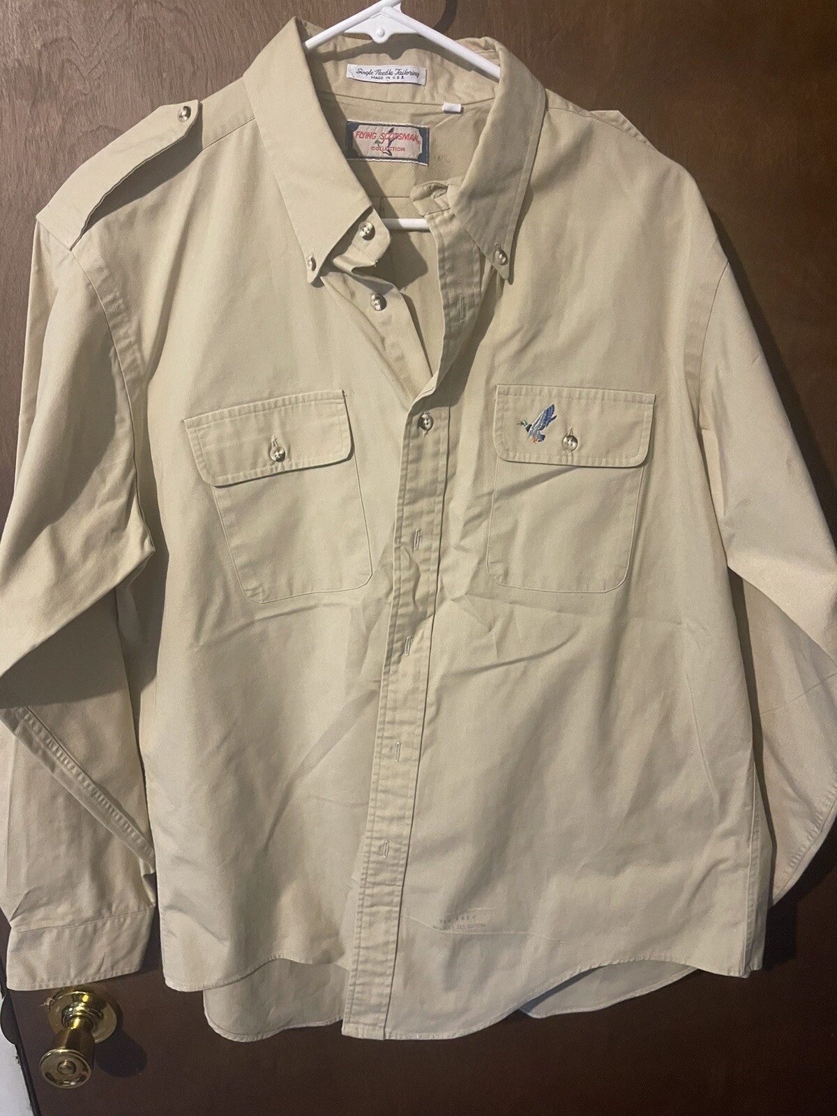 Vintage Flying Scotsman Mallard Made USA Flannel Shir… - Gem