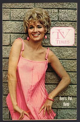 1967 BAY CITY MICHIGAN TV TIMES GUIDE BETH BRICKELL of GENTLE BEN KAYE ...