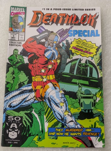 Deathlok Special 4 issue limited series issues 1,2,3&4 1991 collectors ...