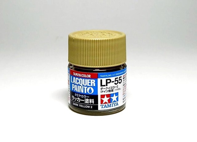TAMIYA 82155 Model Color Lacquer Paint LP-55 Dark Yellow 2 10ml 82155 ...