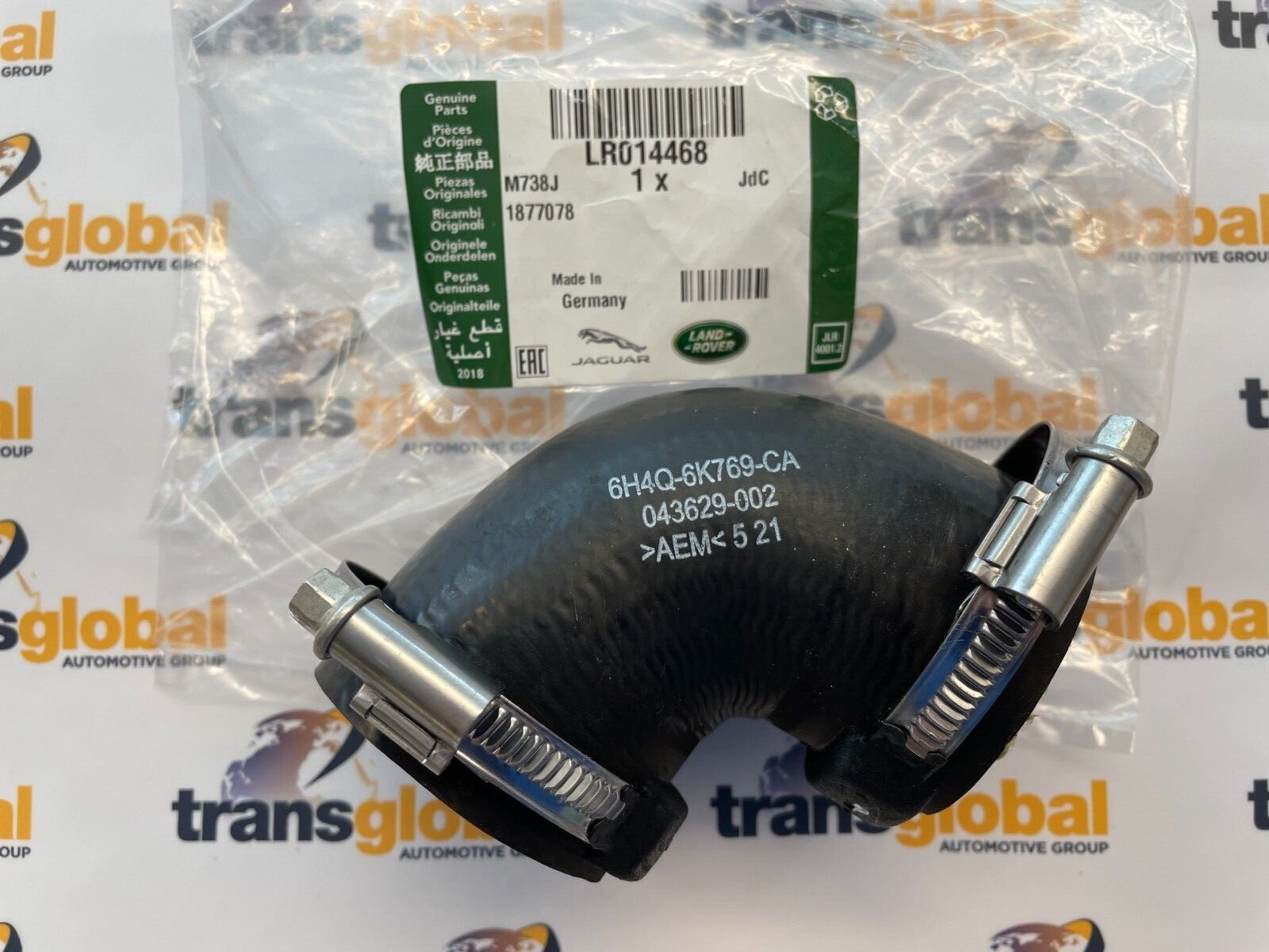 Range Rover Sport L322 3.6 TDV8 Inlet Manifold Air Duct Hose GENUINE LR ...