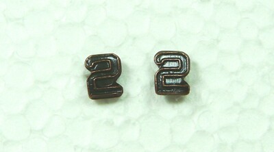 US Medal Ribbon devices attachments, bronze number "2", 2 devices | eBay