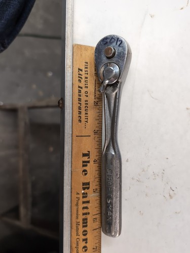 Vintage Craftsman -V- Series Ratchet NOS 3/8" Drive #43784 Forged ...